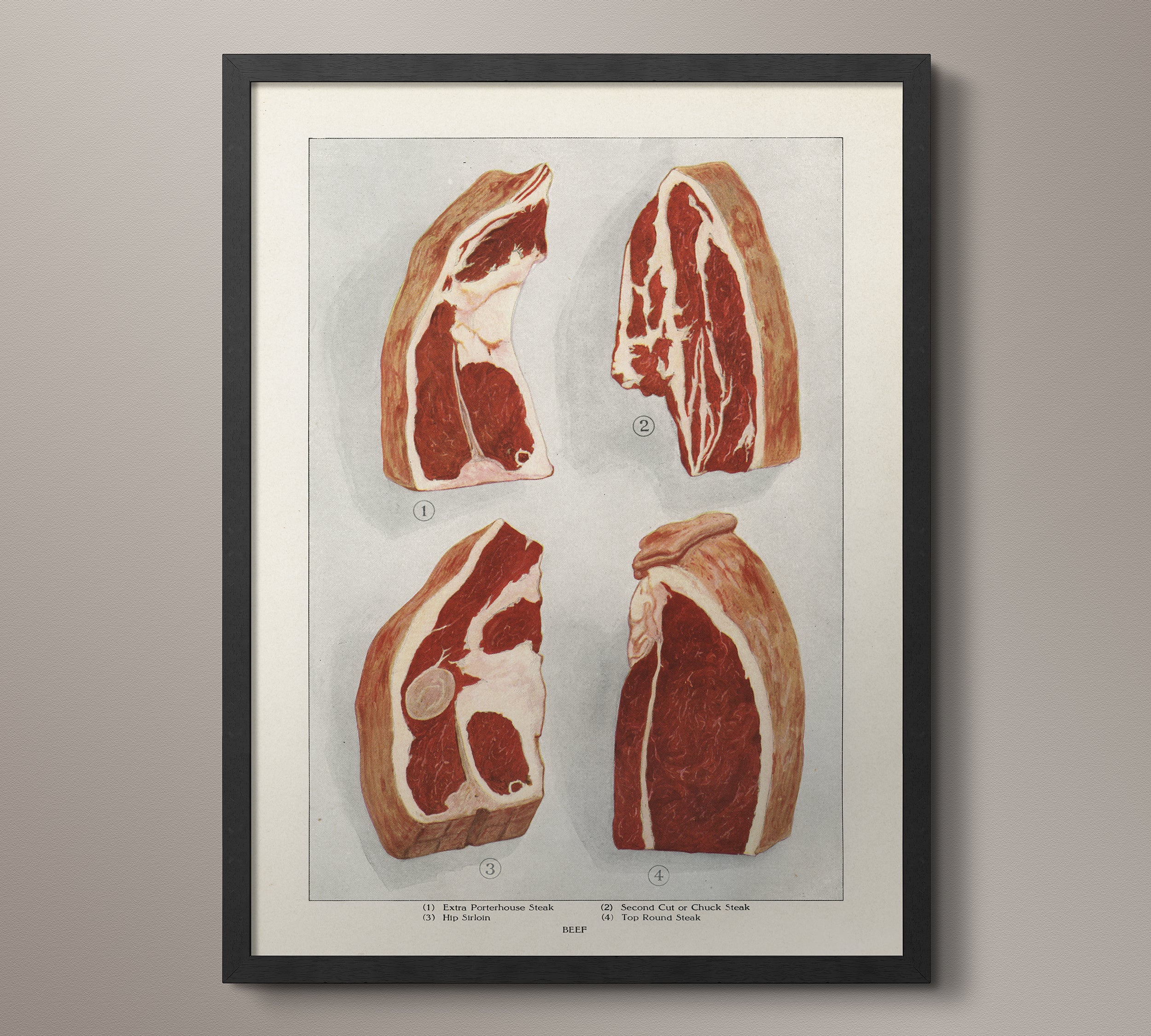 Vintage Butcher Cuts 1 – Art Circa