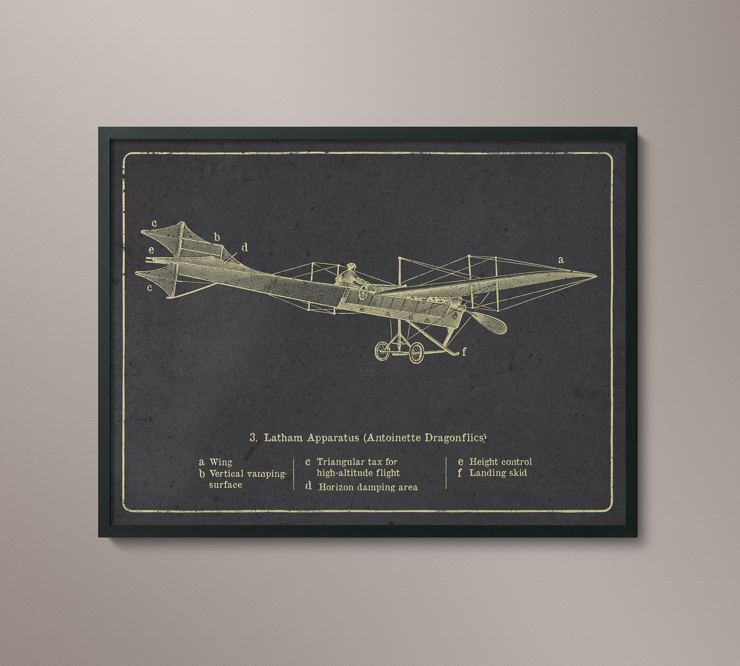 Vintage Airplane Collection - Antoinette – Art Circa