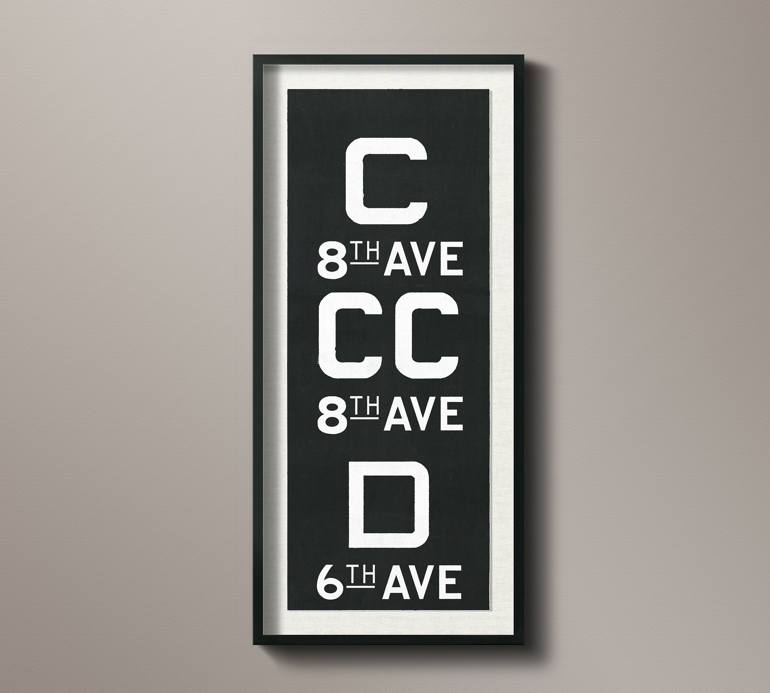 Subway Sign Art C Train – Art Circa