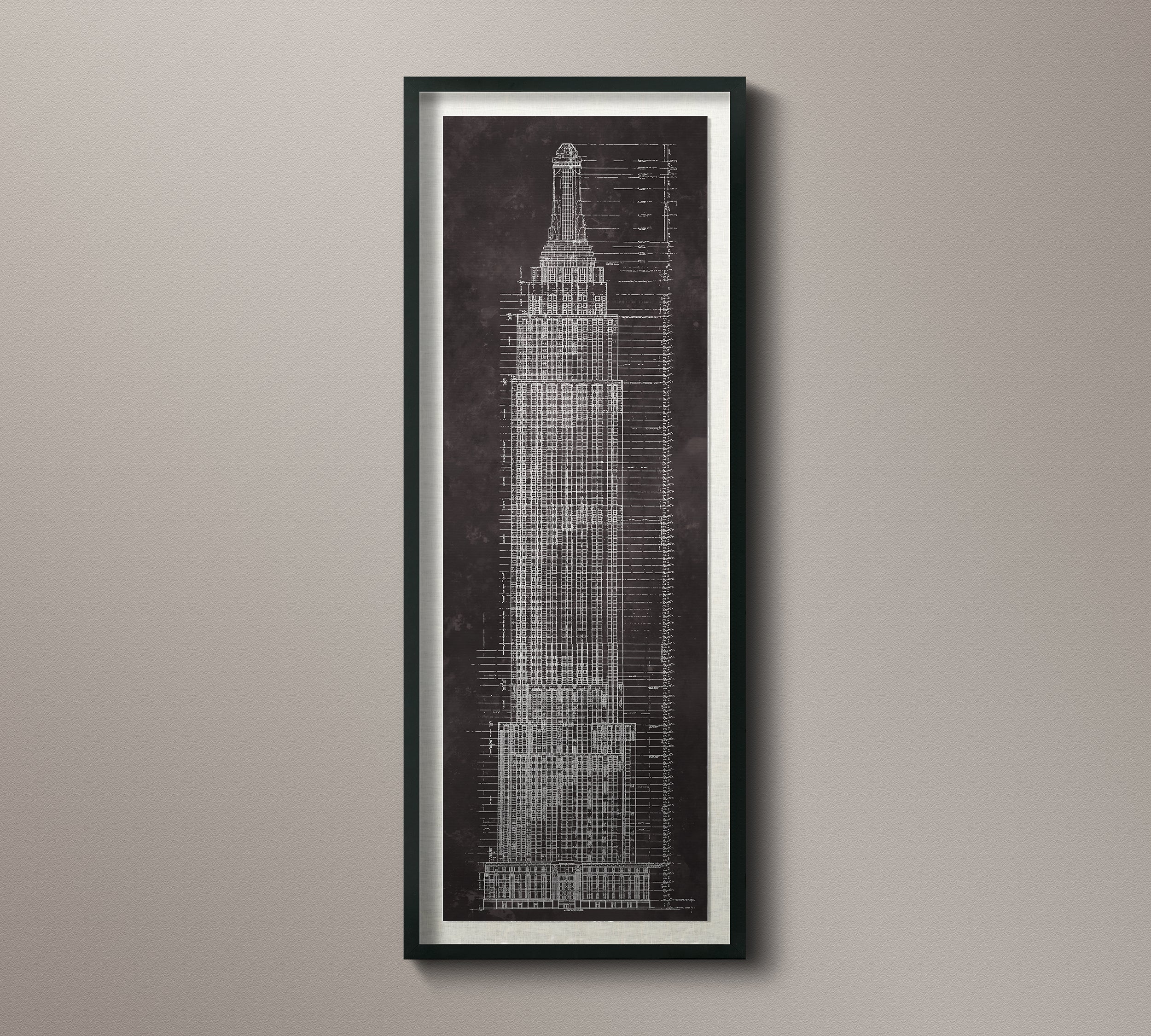 Empire State Building Blueprint The Empire State Building Gets