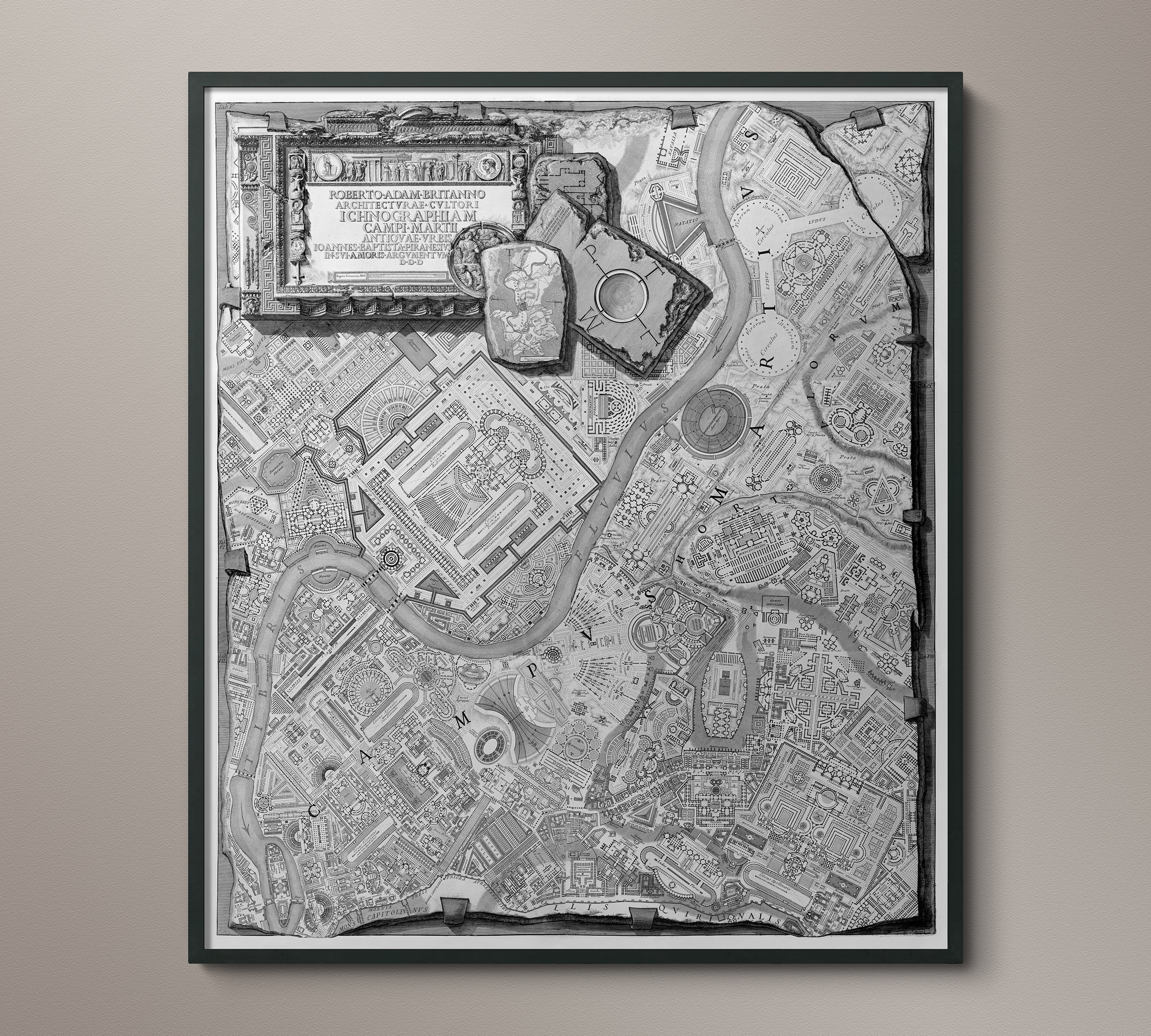 Piranesi's 1761 Plan of Rome – Art Circa