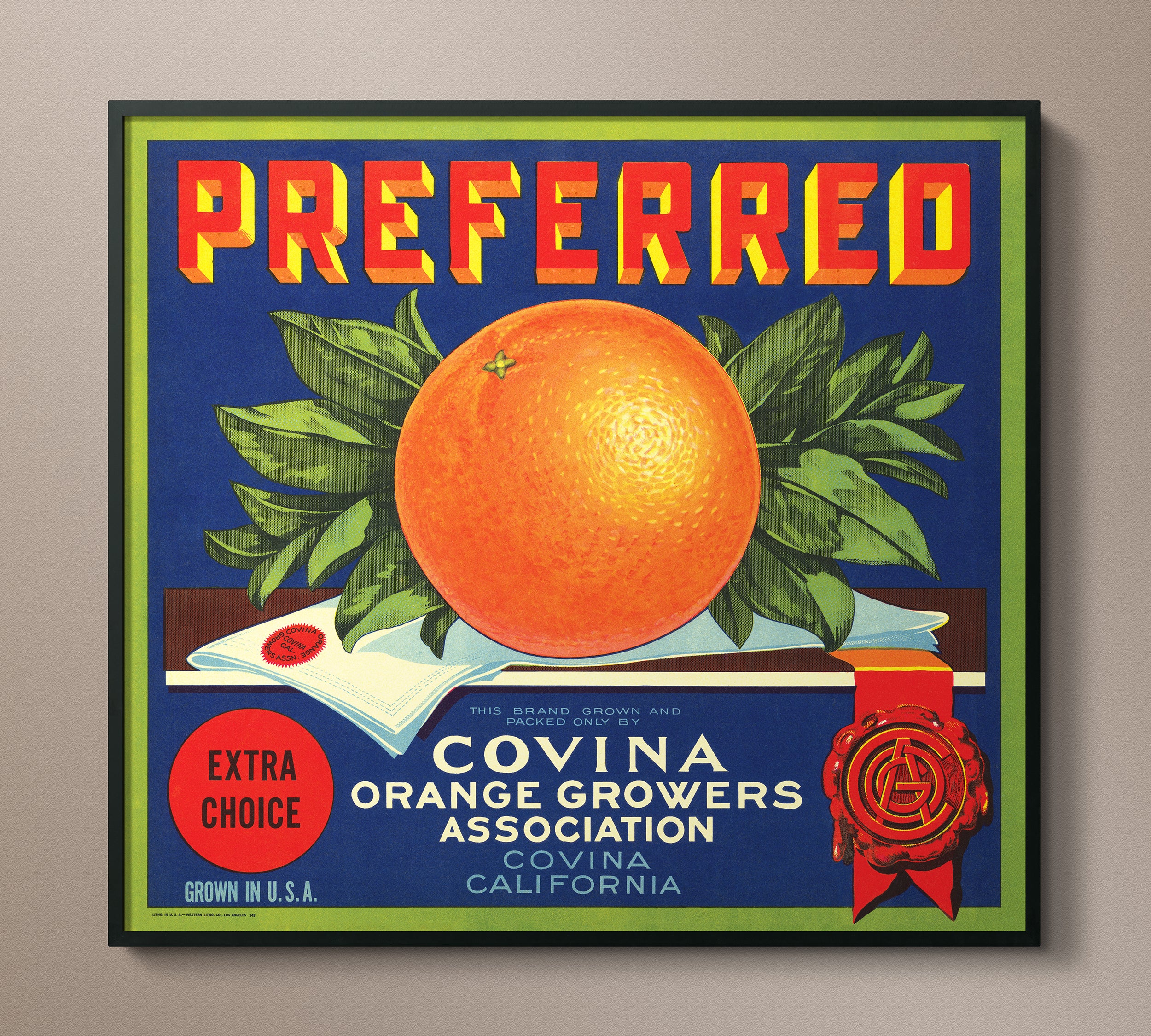 Vintage Produce Label Art - Preferred – Art Circa